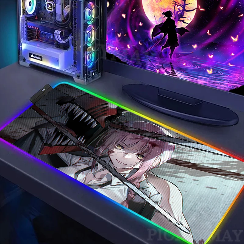 Makima Chainsaw Man RGB Mouse Pad - Chainsaw Man Store